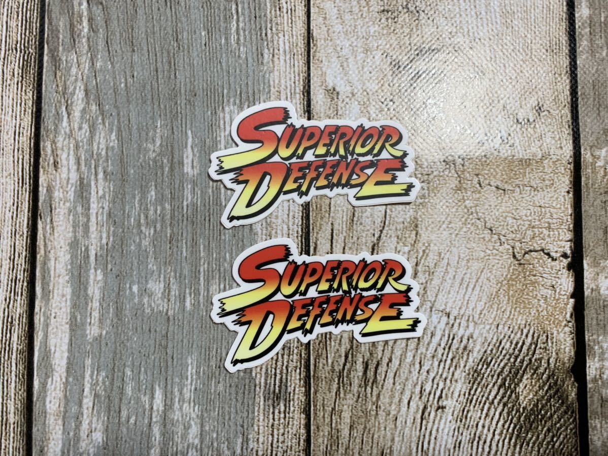 【未使用】【期間限定2枚セット】superior defense Fighter ステッカー spiritus wrmfzy supdef ...