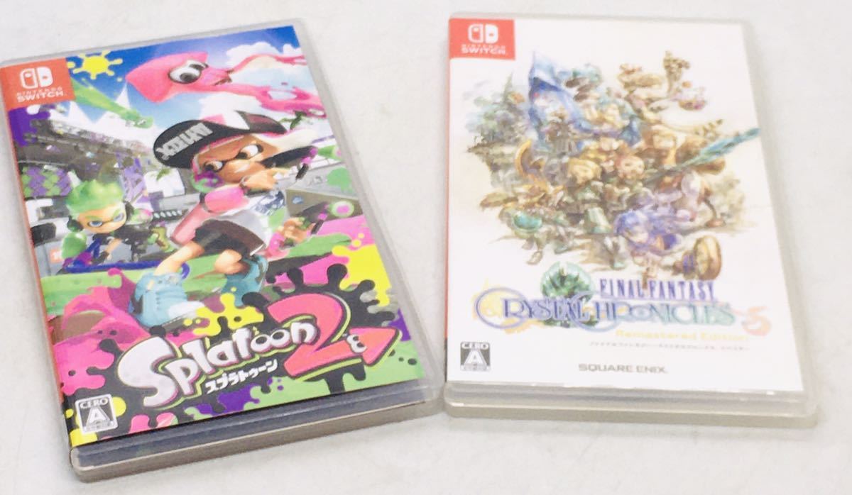 【全体的に状態が悪い】O1143 Nintendo Switch ソフト まとめ スプラトゥーン2 SQUAR ENIX ファイナルファンタジー・クリスタルクロニクル リマスター 中古 の落札 ...