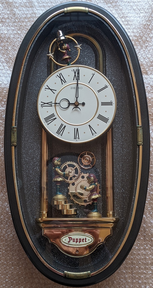 【全体的に状態が悪い】【ジャンク】 SEIKO Puppet セイコーパペット ディズニーからくり時計 RE506Bの落札情報詳細 ...