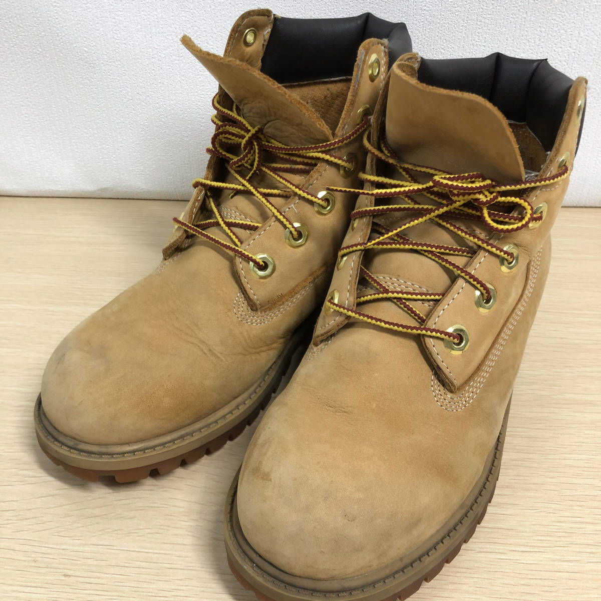 【傷や汚れあり】Timberland ティンバーランド 12909 レディース レザー ショート ブーツ 22.5cm キャメル 菊NSの落札 ...