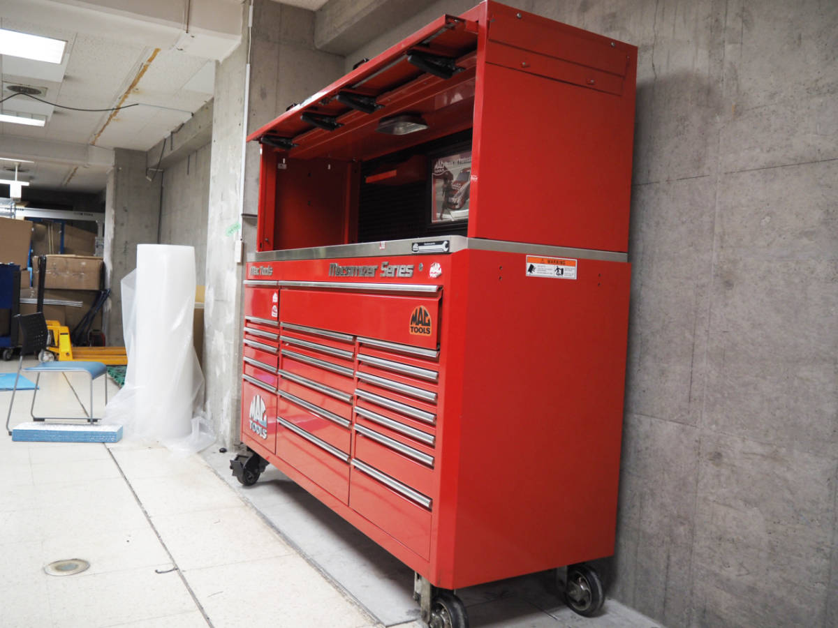 【やや傷や汚れあり】MAC マックツール マキシマイザー MB1880 工具箱 ステンレストップ/ MB18898 スペースステーション / MB1870 フルサイズサイドキャビネットの落札 ...