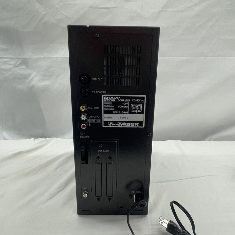【やや傷や汚れあり】【1536421】SHARP パーソナルコンピュータ CZ-830C-BK の落札情報詳細| ヤフオク落札価格情報 オークフリー