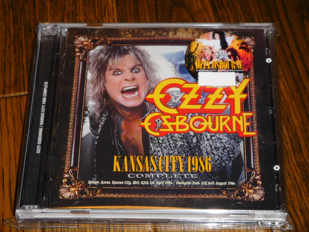【未使用】未開封新品 OZZY OSBOURNE / KANSAS CITY 1986 COMPLETE + THE ULTIMATE OZZY/THE TUBE '86 初回ナンバー ...