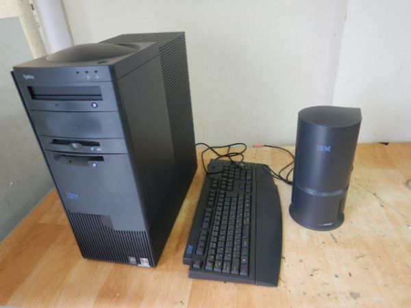 【傷や汚れあり】3956 IBM Aptiva Pentium 2 パソコン本体 キーボードKB-7993 、スピーカー ジャンクの落札情報 ...