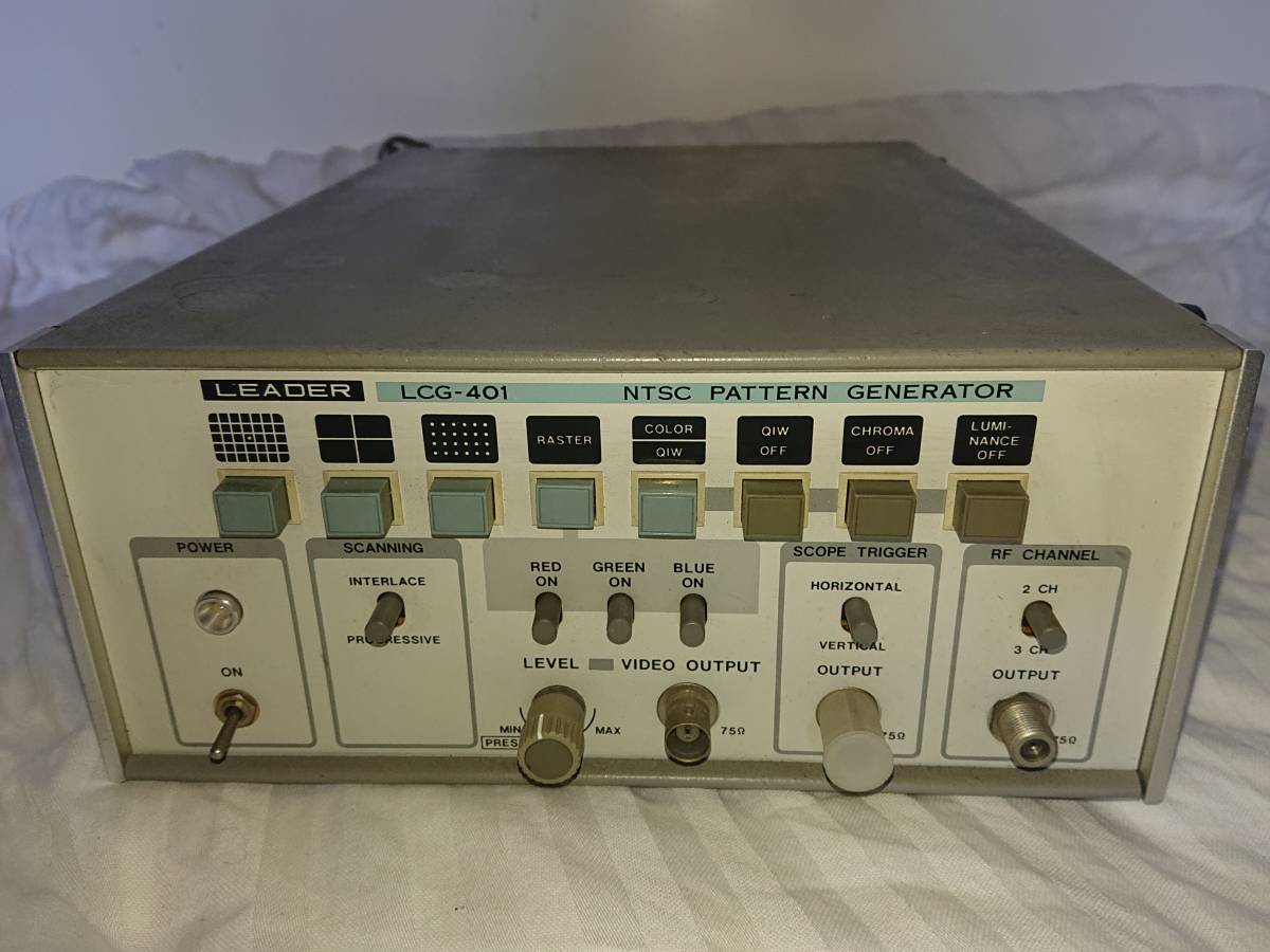 【全体的に状態が悪い】LEADER LCG-401 NTSC PATTERN GENERATOR リーダー電子 パターン ジェネレータの落札 ...