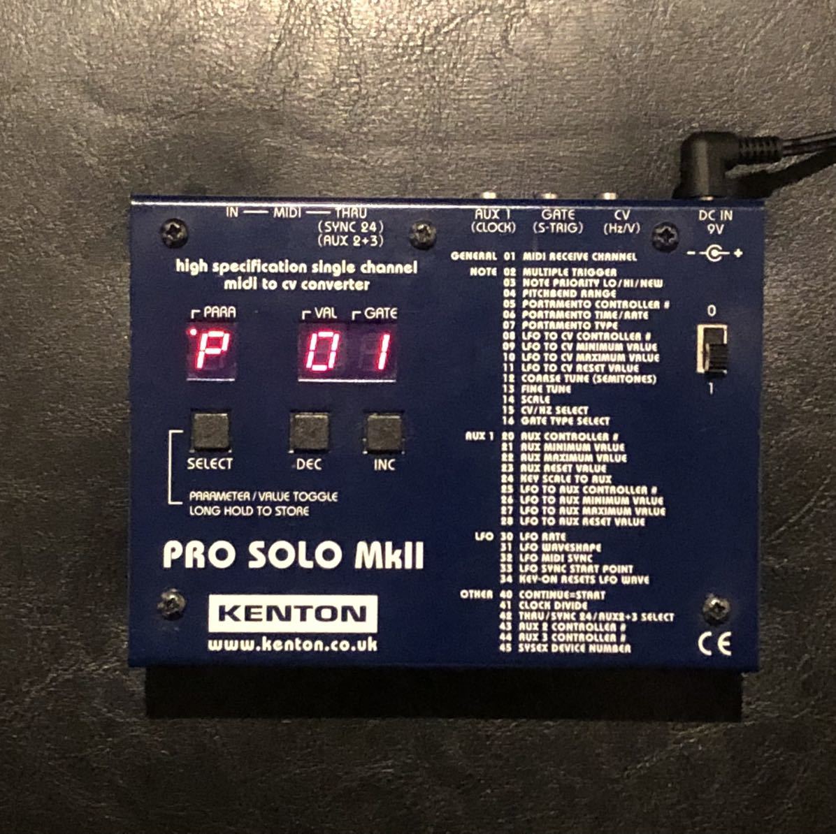 【名機 KENTON Pro2】cv/gate DIN sync MIDI の落札情報詳細| ヤフオク落札価格情報 オークフリー