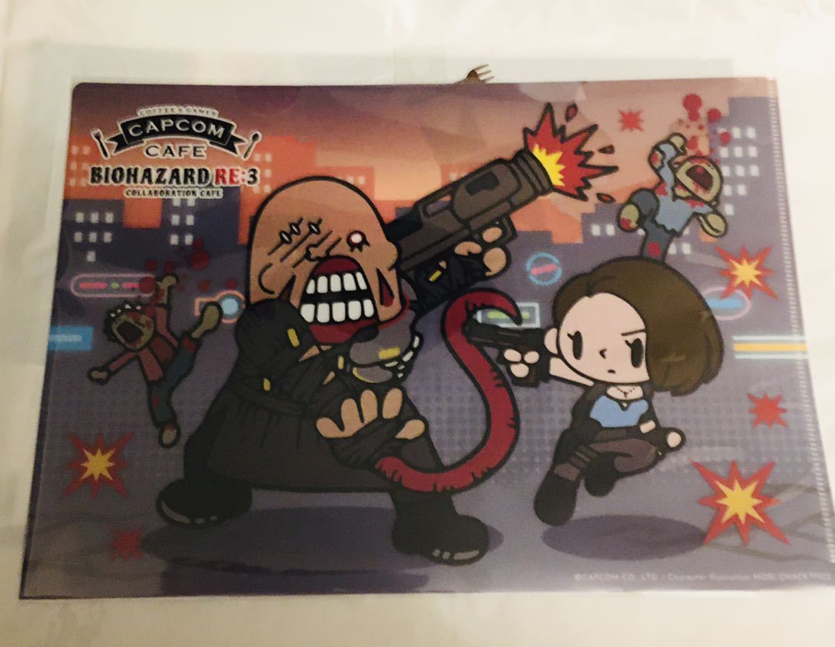 【未使用】BIOHAZARD RE:3 CAPCOM CAFE バイオハザード カプコンカフェ クリアファイル ジル ネメシスの落札情報詳細 - ヤフオク落札価格検索 オークフリー