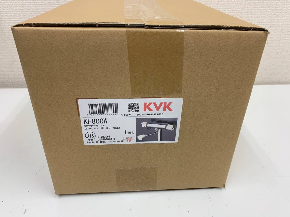 【未使用】未使用 KVK KF800W 壁付サーモ シャワー付 混合栓 寒冷地用 爆安 1円スタートの落札情報詳細 - ヤフオク落札価格検索 オークフリー