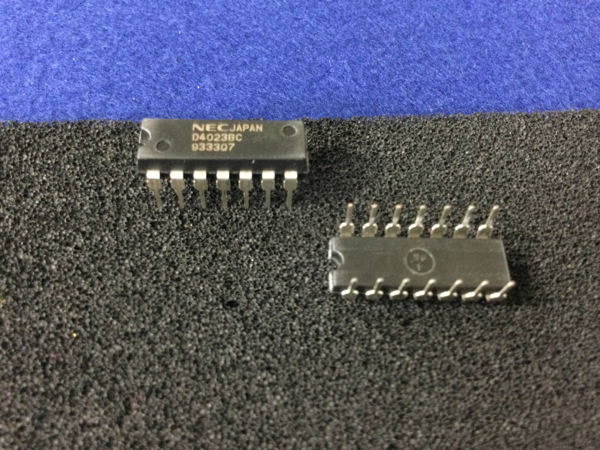 【未使用】UPD4023BC 【即決即送】NEC C-MOS 4000シリーズ 4023 [6-6-22T/2904012] NEC ...