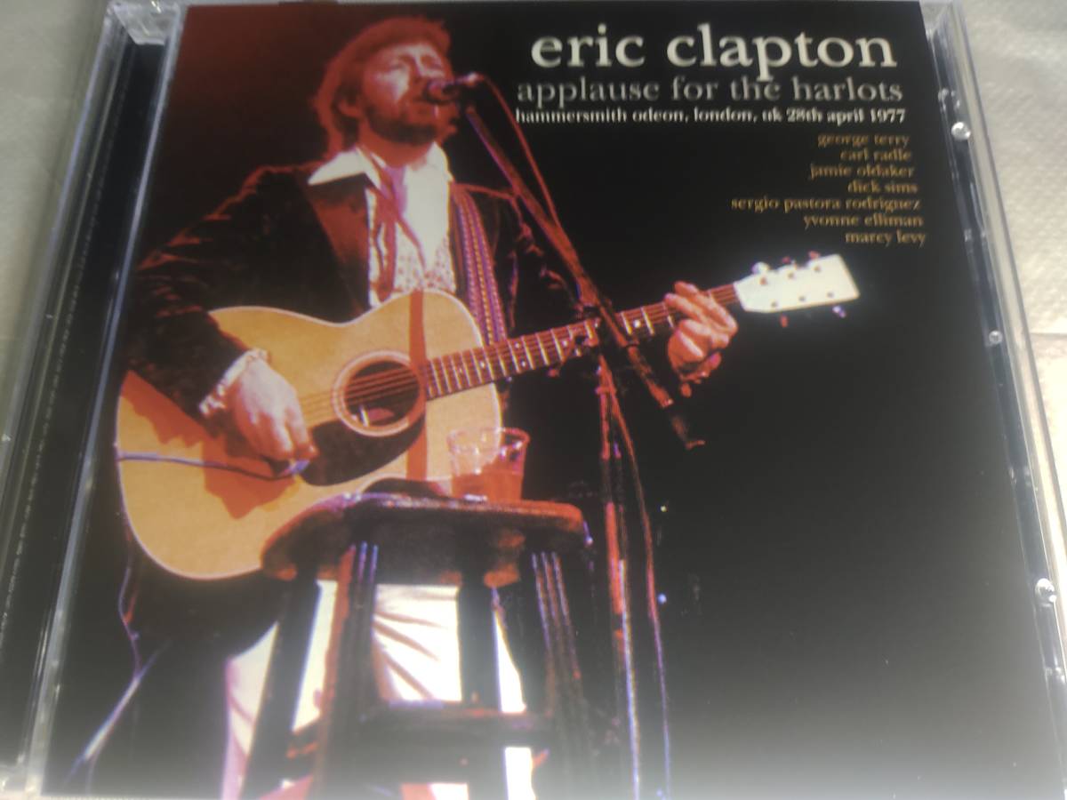 【未使用に近い】Eric Clapton Applause For The Harlots エリック クラプトン Hammersmith ...