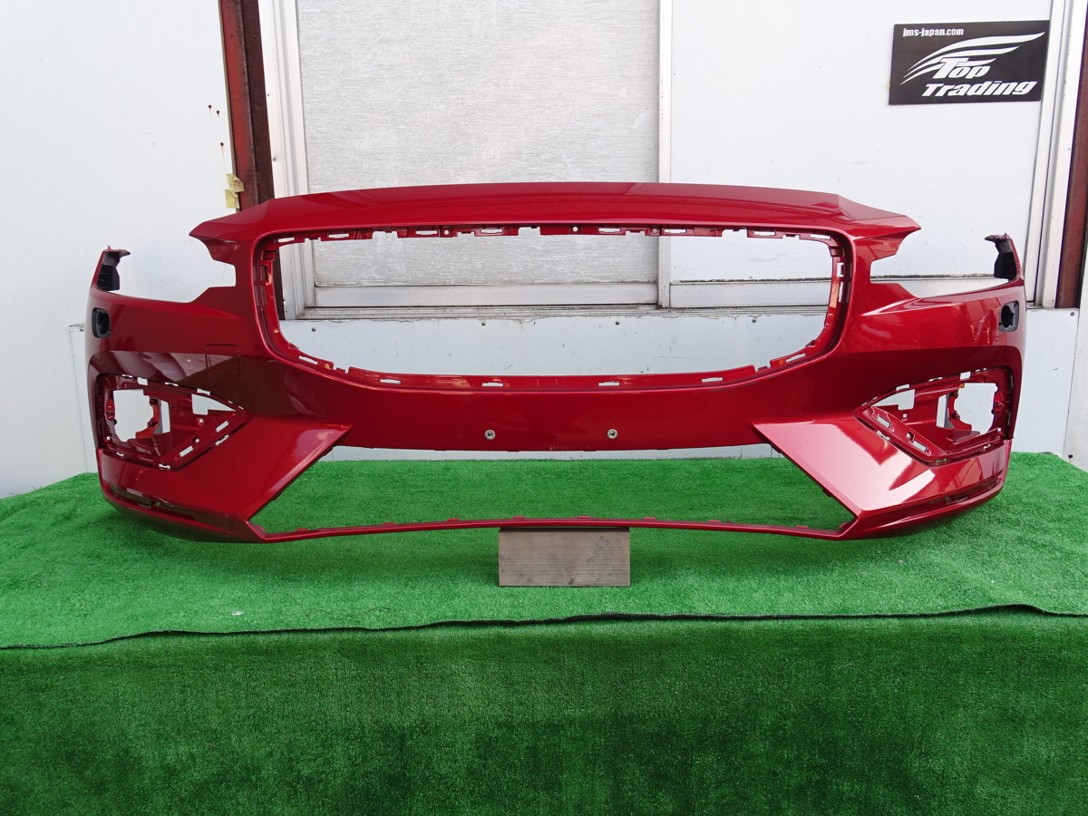 【傷や汚れあり】K9026[ ボルボ 純正 S60 V60 ZB系 AB420 フロントバンパー 31690589 フュージョンレッド725 ...