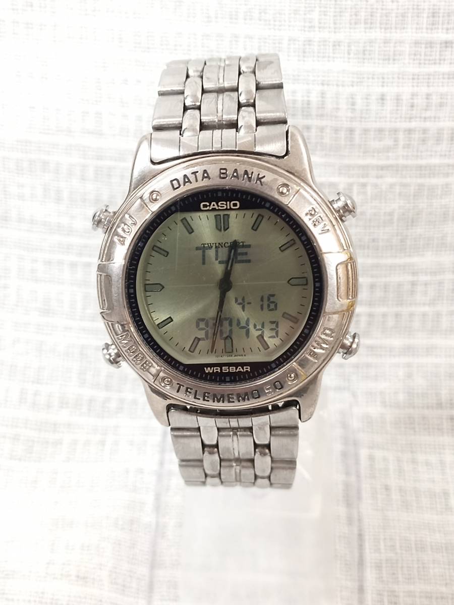 【目立った傷や汚れなし】 カシオ CASIO ABX-600 DATA BANK TWINCEPT TELEMEMO SCHEDULE データ ...