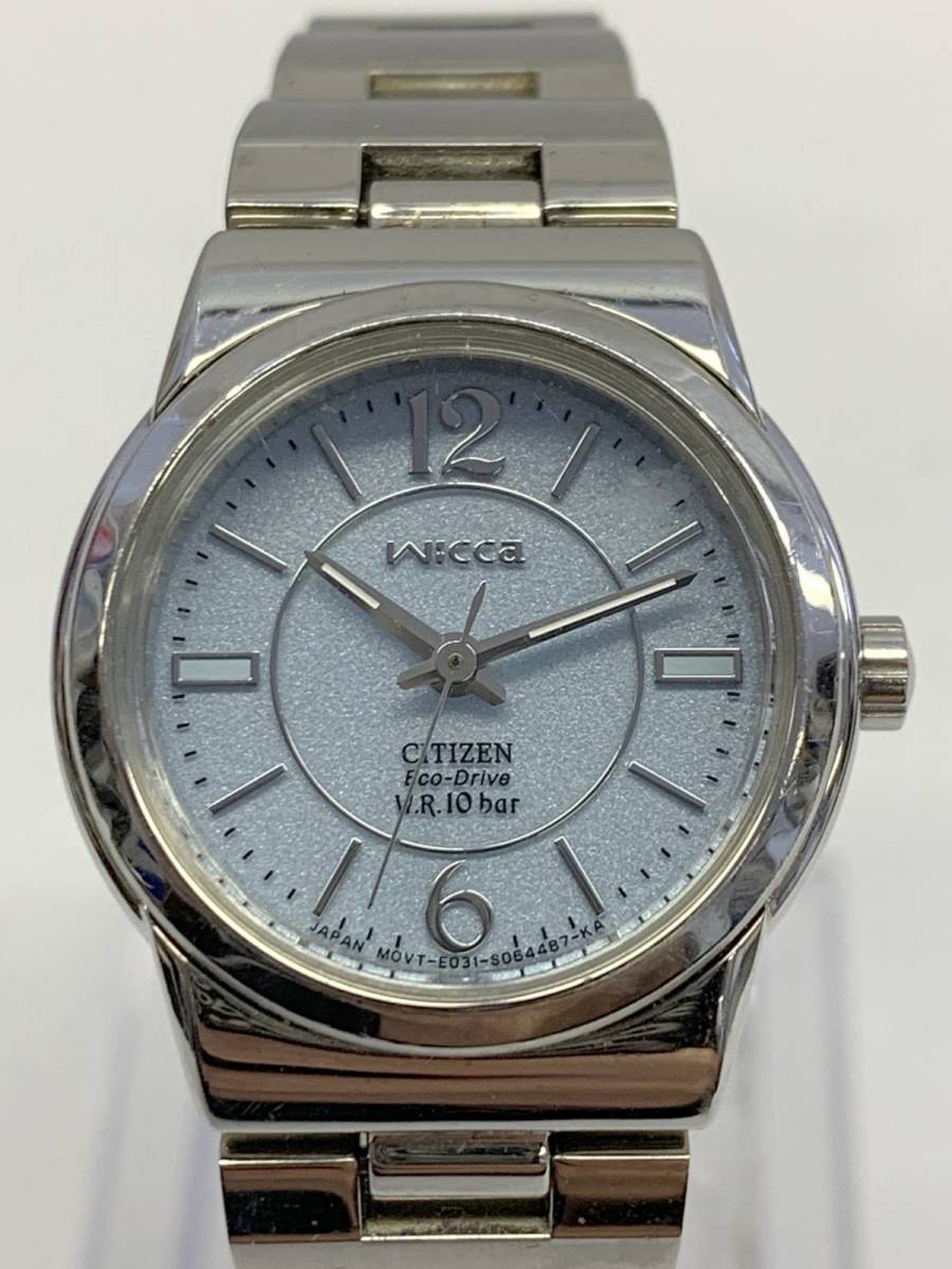 【傷や汚れあり】X099-002550-2 CITIZEN シチズン wicca ウィッカ E031-S039347 レディース ソーラー ...