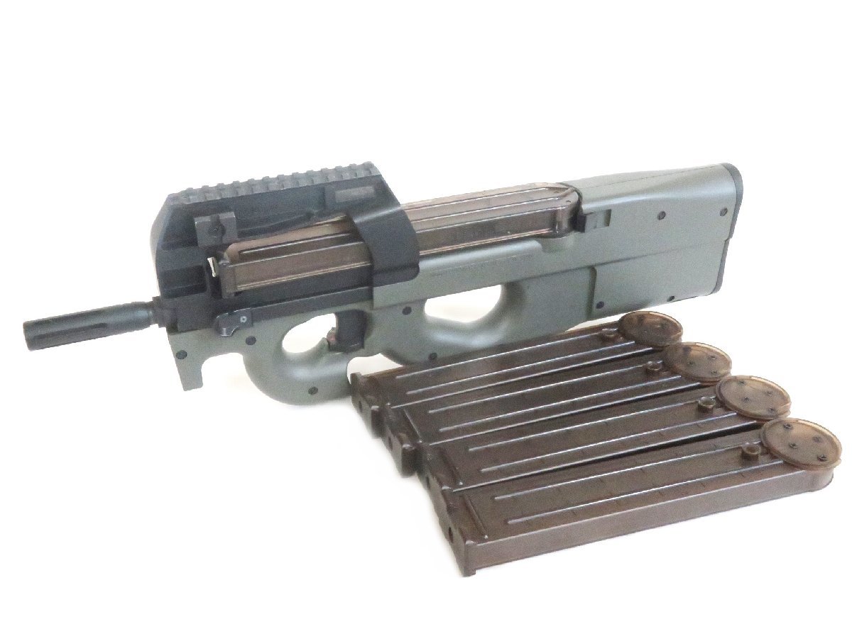 【傷や汚れあり】【ジャンク】 東京マルイ PROJECT 90 プロジェクト P90 Cal 5.7×28 SS90 電動ガン マガジン付き ...