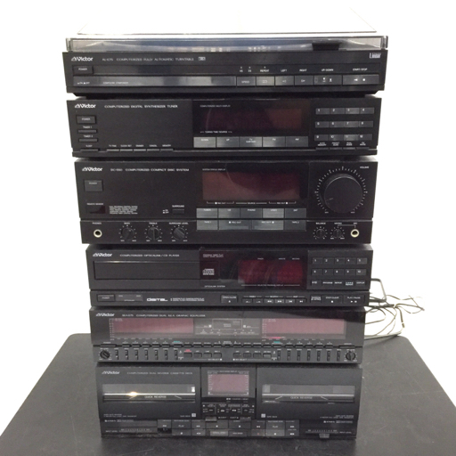 【全体的に状態が悪い】Victor AL-E75 FX-E770 SEA-E75 AX-E550 XL-V55 TD-W770 レコード CD カセット チューナー アンプ コンポの落札情報 ...