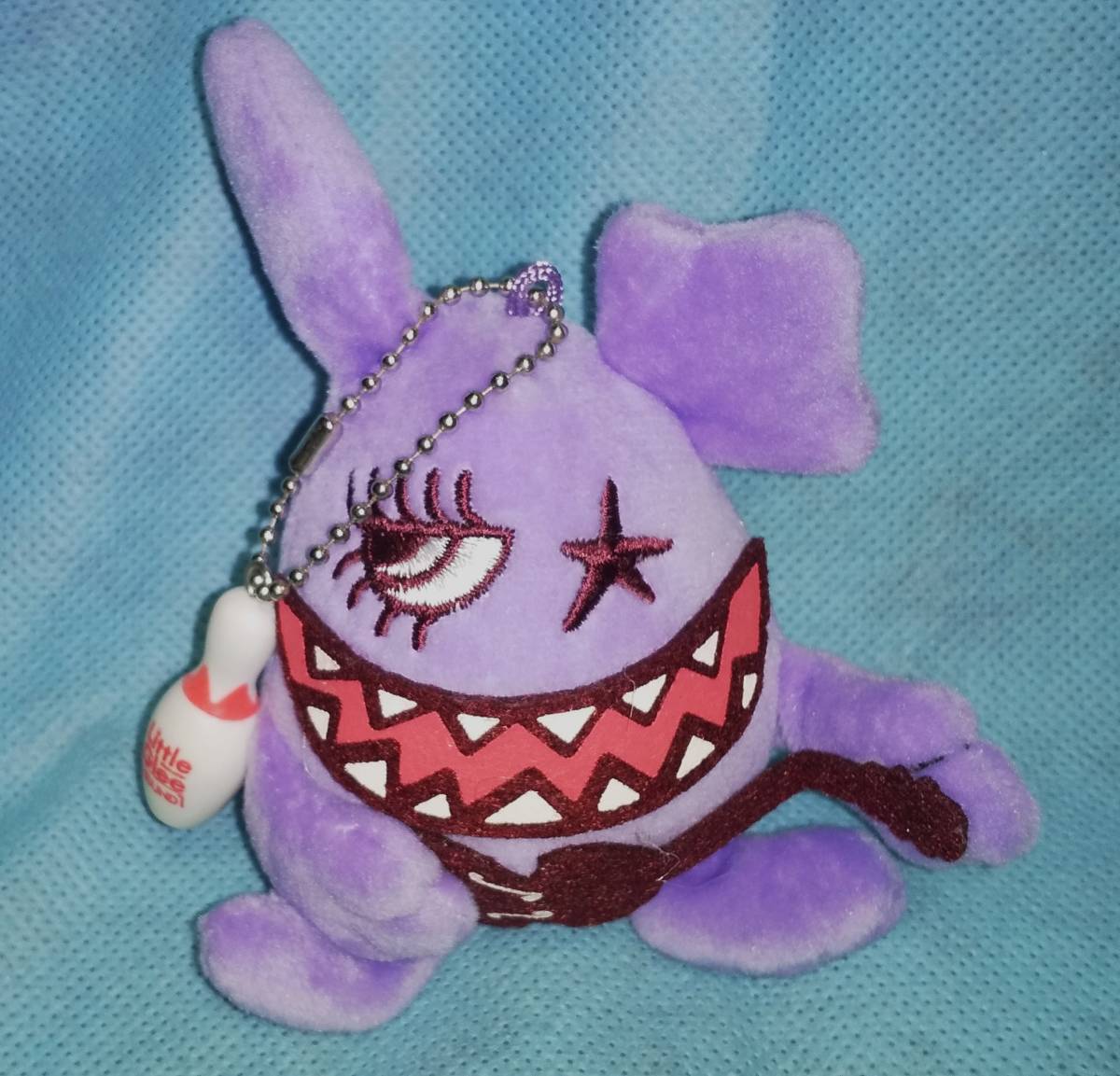 【未使用】ぬいぐるみ：リトグリ ラウンドワン限定 Little Gree Monster リトルグリーモンスター パープル 非売品 全高約12 ...