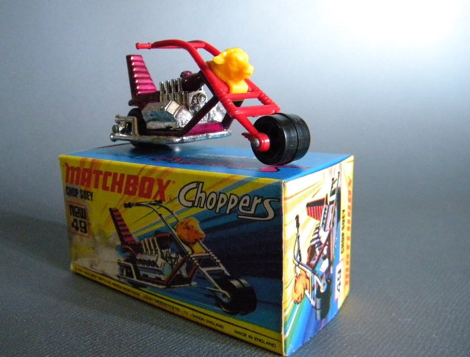 【未使用に近い】当時物 ★★MATCHBOX Choppers WIDE RACING SLICKS !! チョッパー マッチボックス 箱有 ...