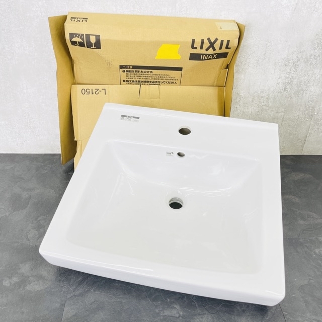 【未使用】洗面器 未使用品 LIXIL リクシル L-2150FC BW1 洗面ボウル オーバーカウンター はめ込み角型 トイレ リフォーム 住宅設備 / 61174の落札情報詳細 ...