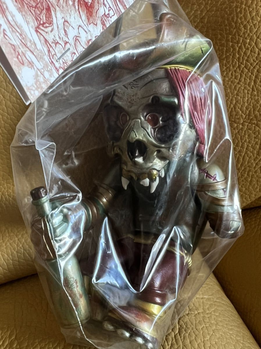【未使用】【新品未開封】SECRETBASE×PUSHEAD 「SKULL CAPTAIN」(ミントグリーン成型) シークレットベース パス ...