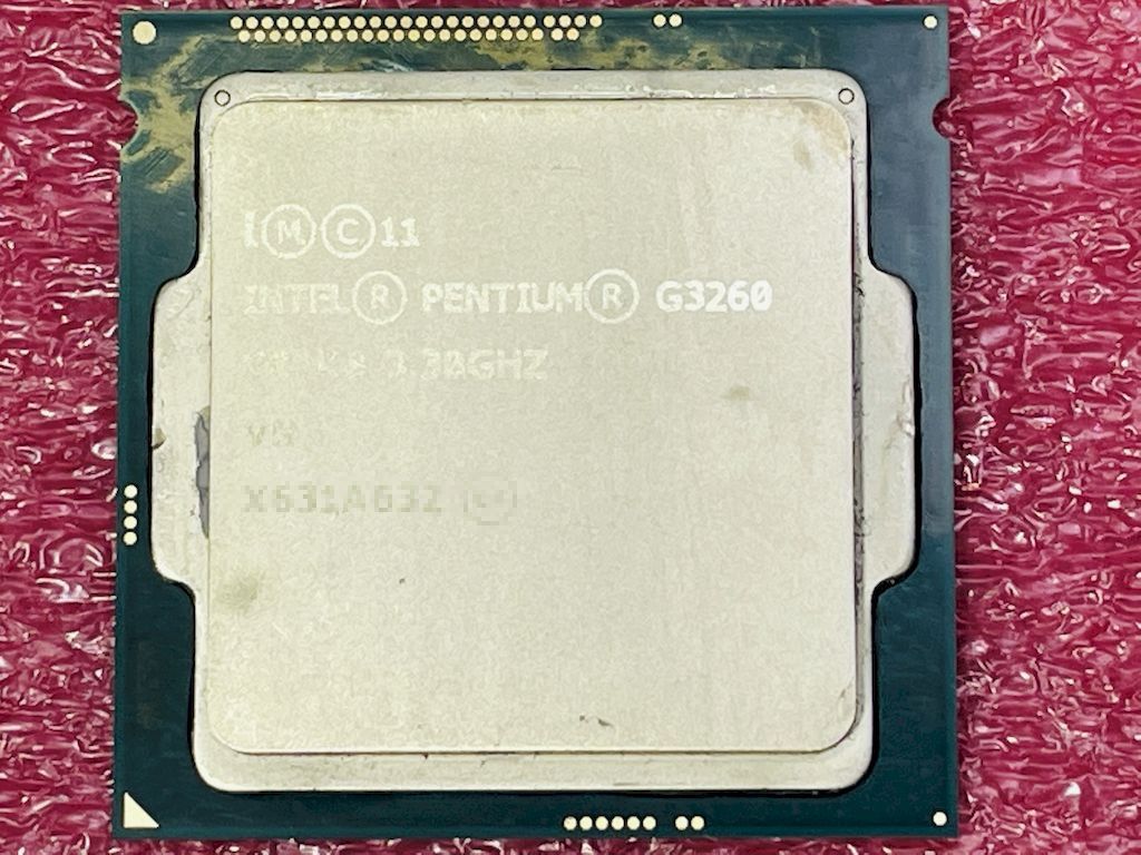 【目立った傷や汚れなし】#1286 Intel Pentium G3260 SR1K8 (3.30GHz/ 3MB/ LGA1155) 保証付の落札情報詳細 - ヤフオク落札価格検索 オークフリー