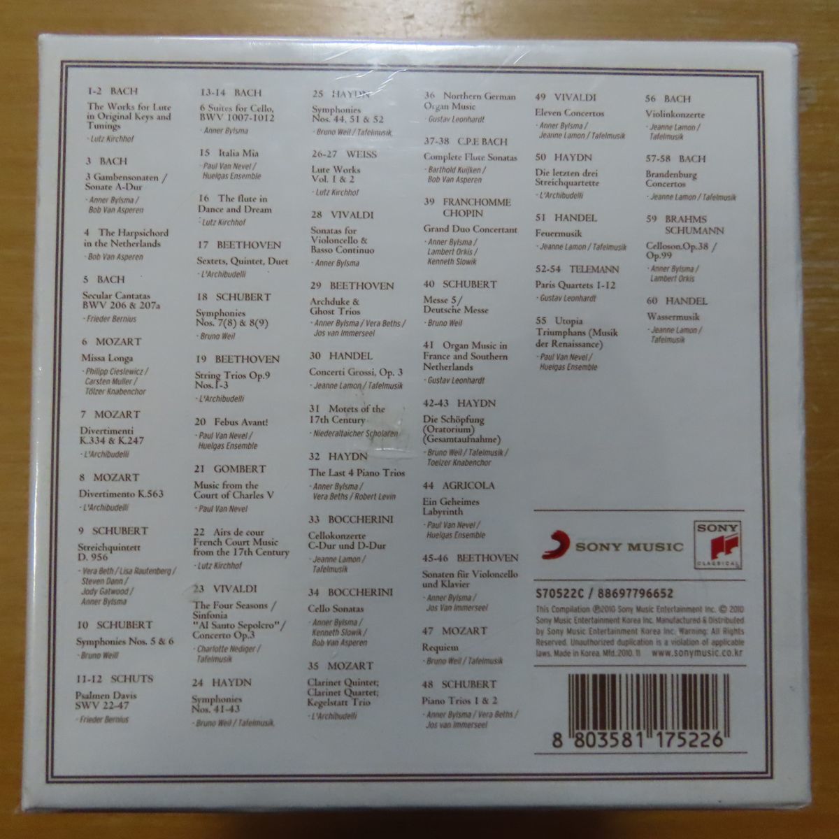 【やや傷や汚れあり】34064788;【未開封/60CDBOX】V・A / Vivarte Box Setの落札情報詳細 - ヤフオク落札価格 ...