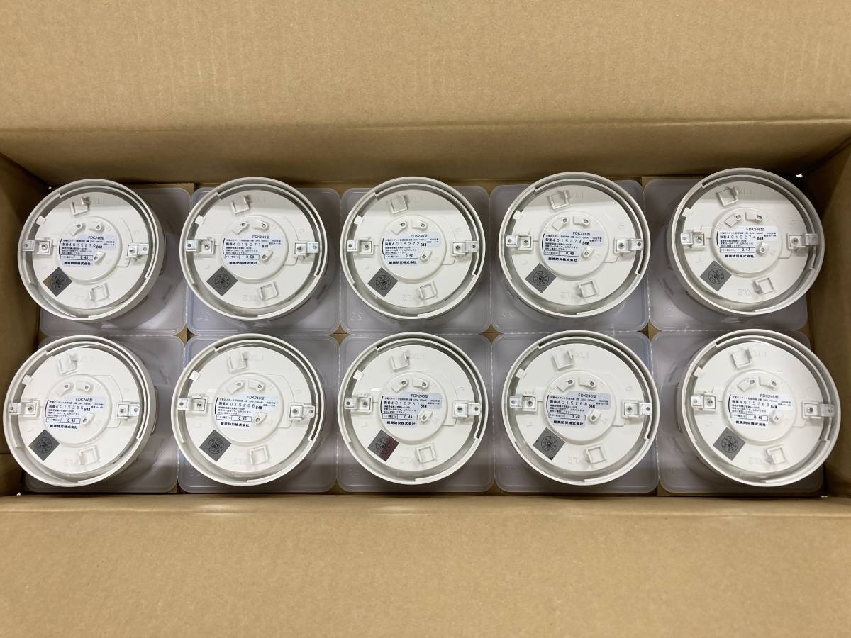 【新品】 能美防災 FDP219A差動式スポット型感知器10個セット ベースつき の落札情報詳細| ヤフオク落札価格情報 オークフリー