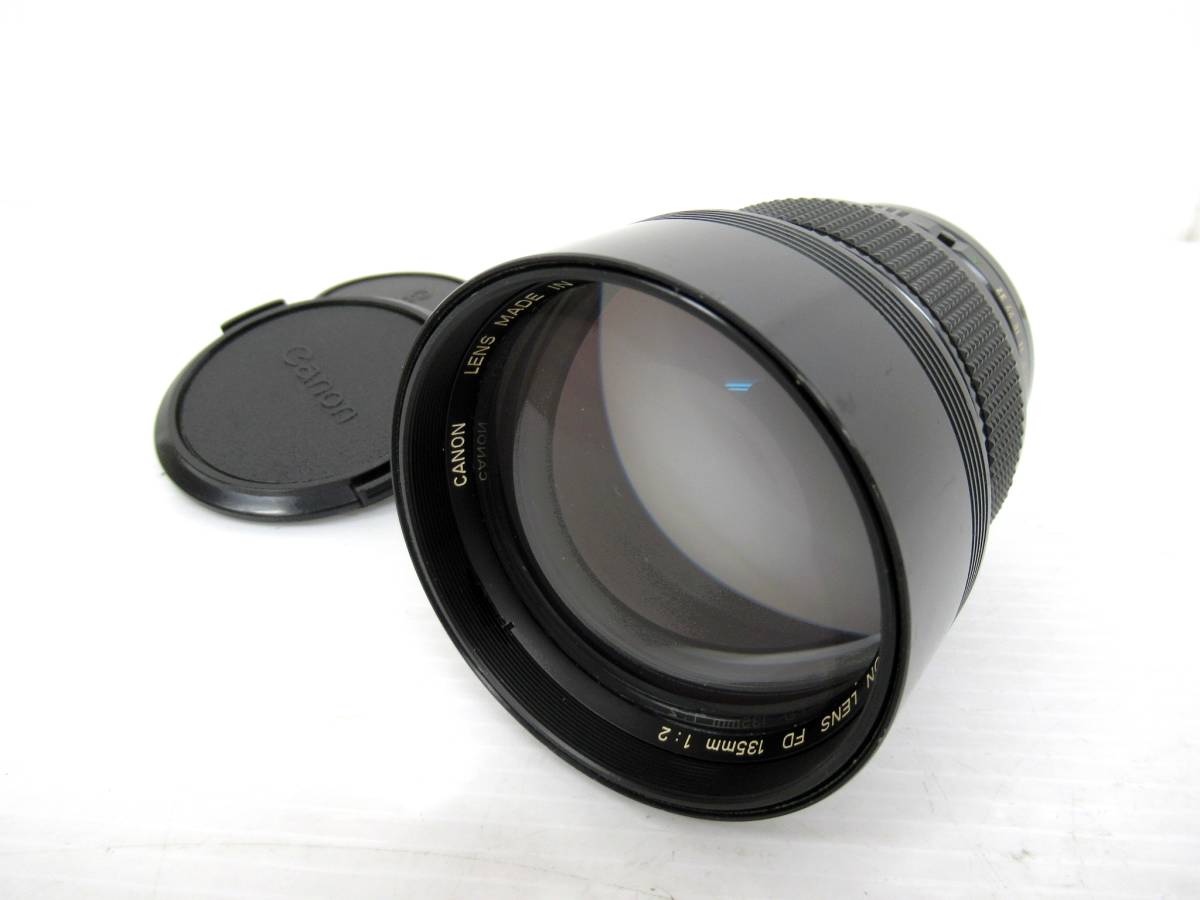 【やや傷や汚れあり】【Canon/キヤノン】未⑤178//希少 CANON LENS FD 135mm 1:2 の落札情報詳細| ヤフオク落札 ...