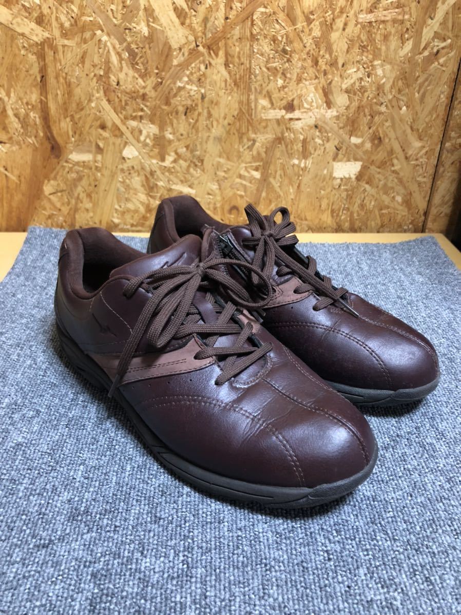 【傷や汚れあり】ミズノ ウォーキングシューズ 26cm 5KF-27059 PYV 1212 MIZUNO WAVE X10 メンズ 26 ...