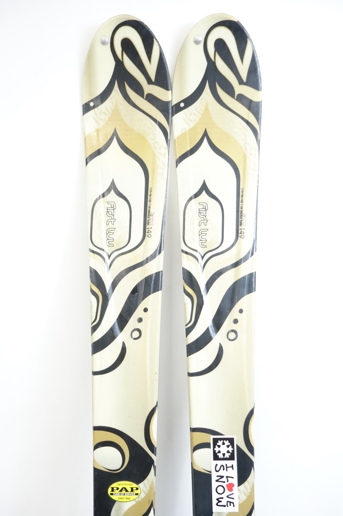 【傷や汚れあり】中古 09/10 K2 FIRST LUV レディース149cm MARKER ビンディング付き スキー ケーツー ファースト ...