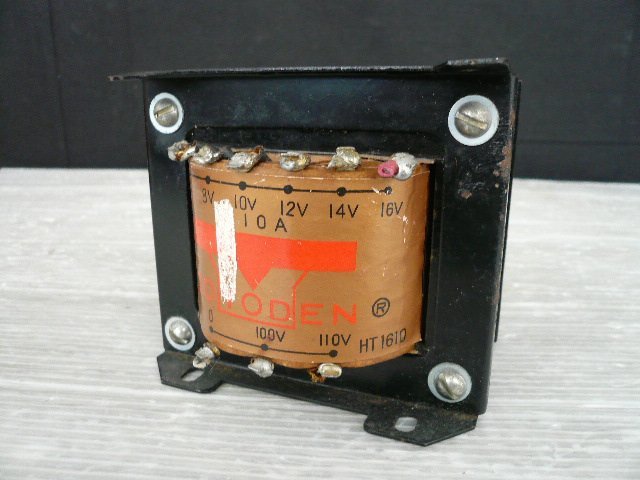 【全体的に状態が悪い】TMB-05592-03 TOYODEN トヨデン 電源トランス HT-1610 約3.8kgの落札情報詳細 ...