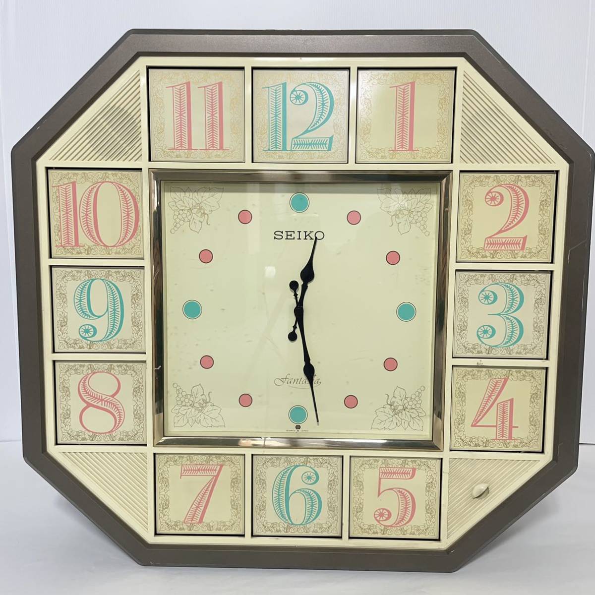 【全体的に状態が悪い】ジャンク SEIKO セイコー fantasia ファンタジア セイコーファンタジア からくり時計 壁掛 掛け時計 掛 ...