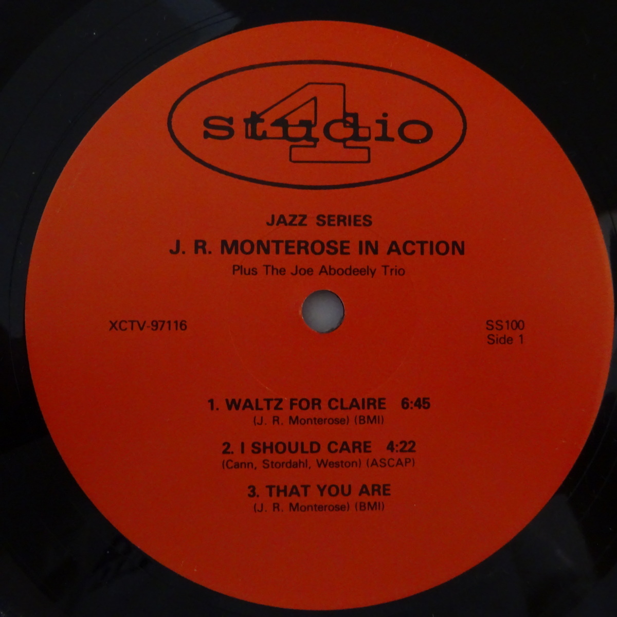 【やや傷や汚れあり】14006690;【US盤/Studio 4】J. R. Monterose + The Joe Abodeely ...