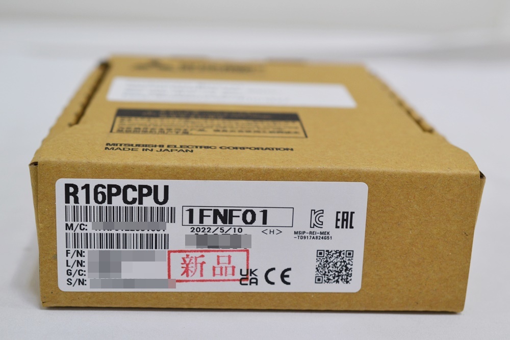 【未使用】 未使用！三菱電機 プロセスCPUユニット R16PCPU (2022年製)の落札情報詳細 - ヤフオク落札価格検索 オークフリー