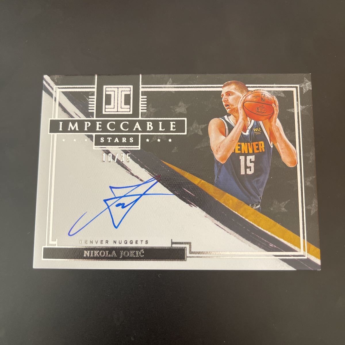 【目立った傷や汚れなし】NBA カード2021-22 Panini Impeccable Nikola Jokic Star ...