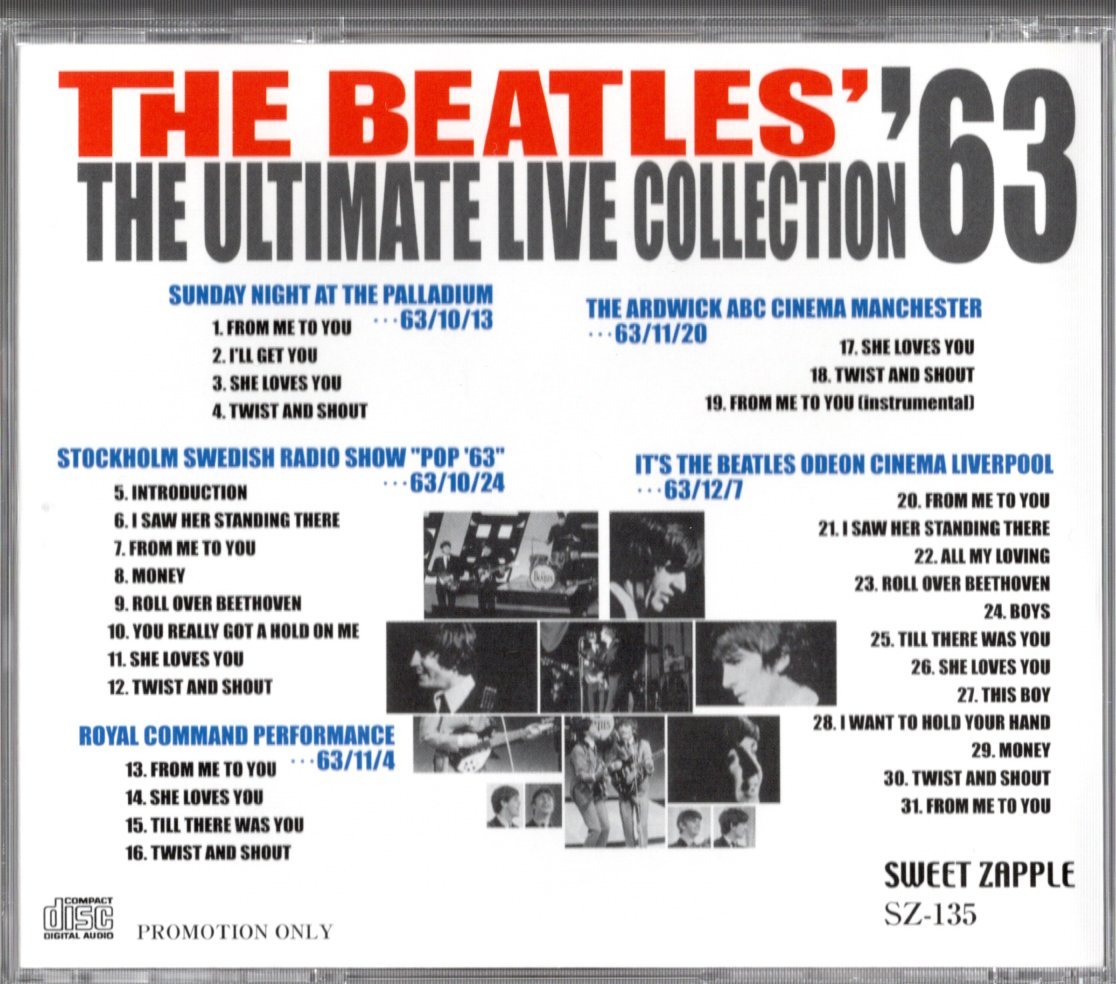 【未使用】CD【THE UNLIMATE LIVE COLLECTION '63】Beatles ビートルズの落札情報詳細 - Yahoo ...