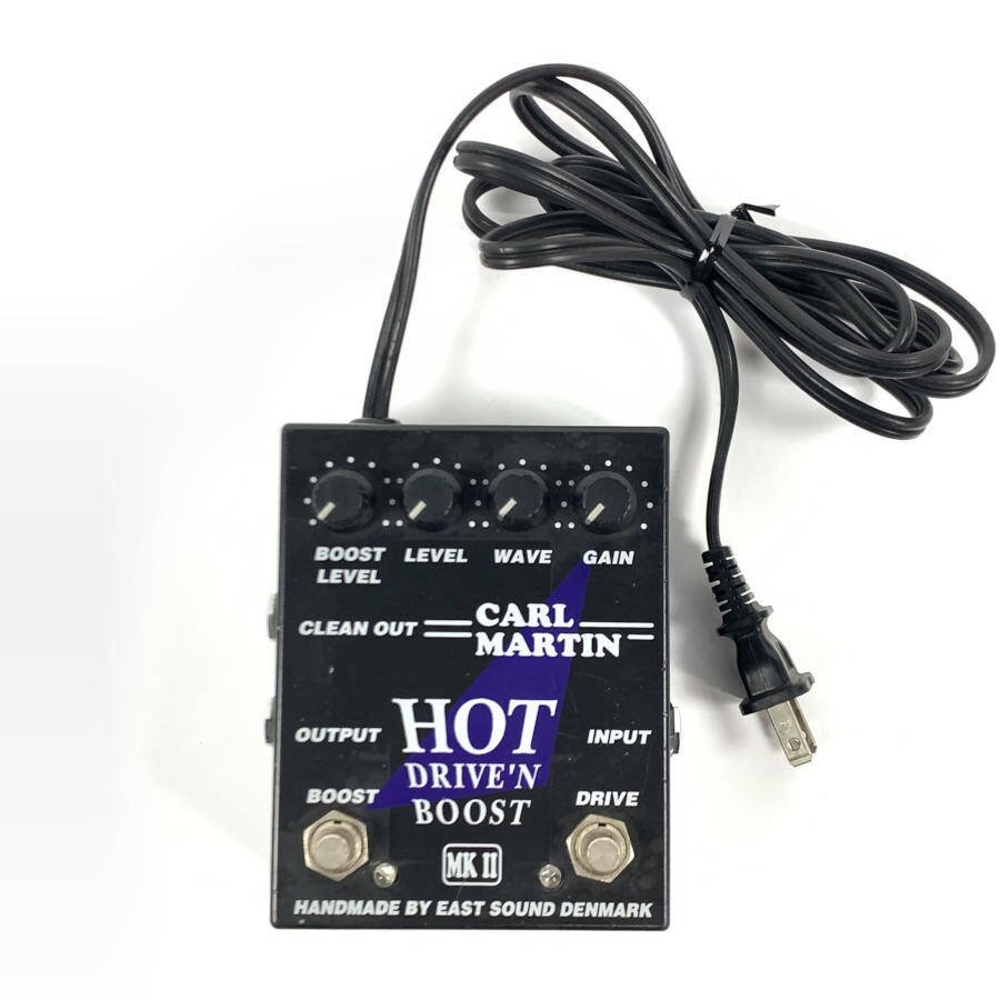 【傷や汚れあり】CARL MARTIN HOT DRIVE'N BOOST MKⅡ オーバードライブ Made in DENMARK★現状品 ...
