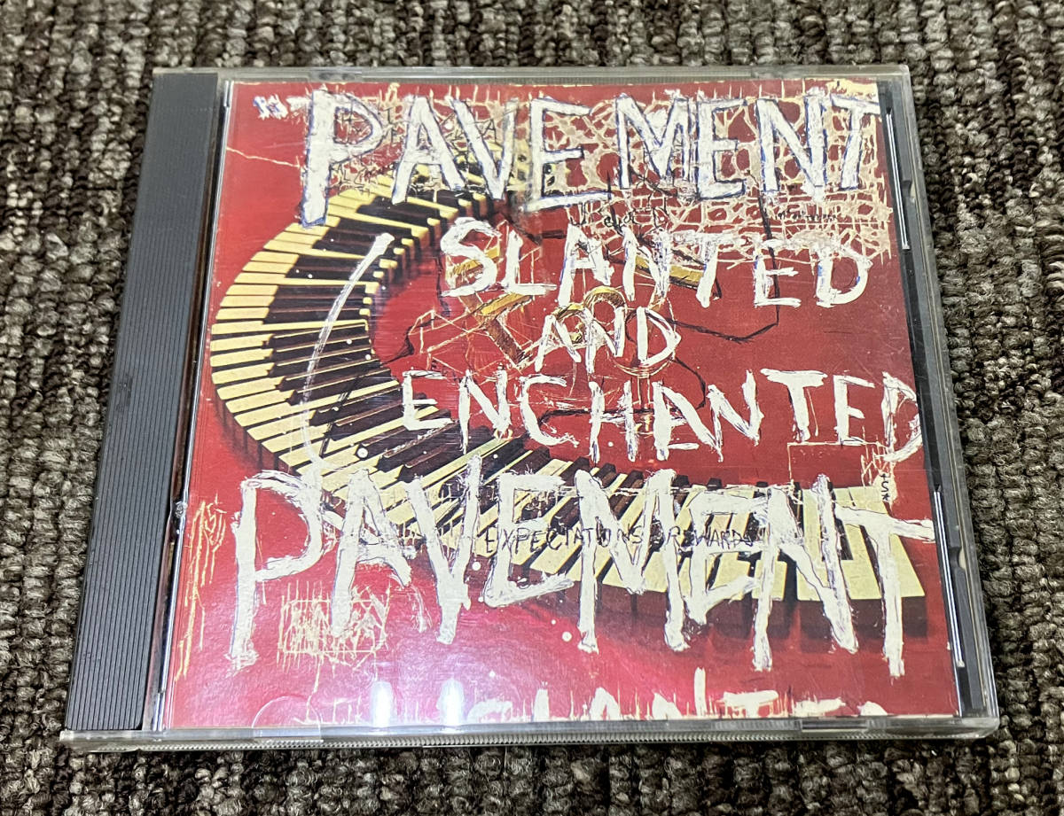 【やや傷や汚れあり】★90年代USインディー名盤!!【Pavement ペイヴメント】1992年 1stアルバム『Slanted And ...