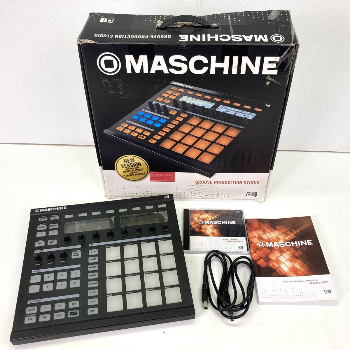 【やや傷や汚れあり】【0329】[1円~]MASCHINE CONTROLLER/NATIVE INSTRUMENTS/MIDIコントローラー ...
