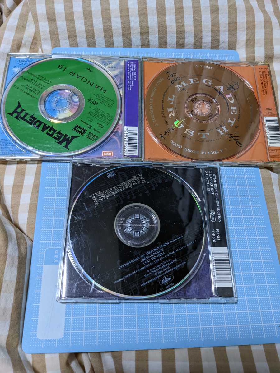 【未使用に近い】Megadeth - Hanger 18/Symphony Of Destruction/Trust(maxi single ...