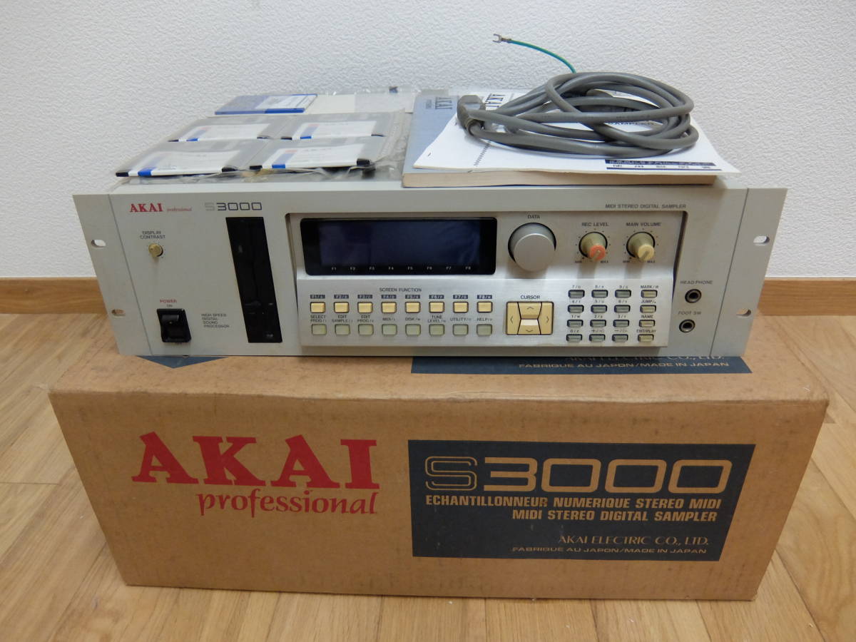【やや傷や汚れあり】 AKAI S3000 MIDI ステレオ デジタル サンプラー 中古の落札情報詳細 - ヤフオク落札価格検索 オークフリー
