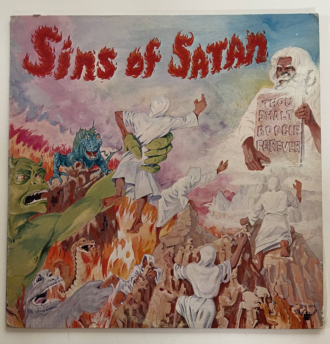 【やや傷や汚れあり】THE SINS OF SATAN / THOU SHALT BOOGIE FOREVER オリジナル US盤 RARE ...