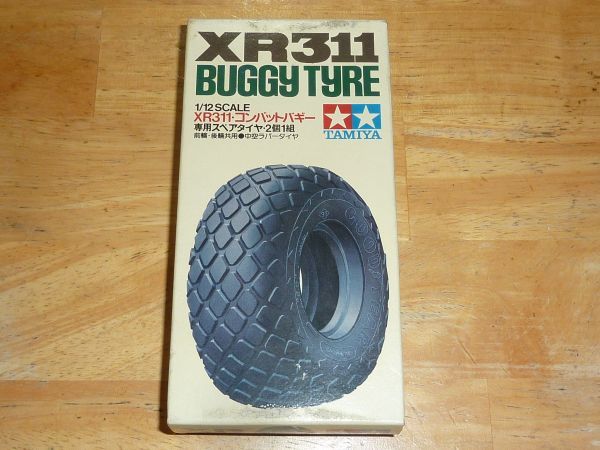 【傷や汚れあり】タミヤ 1/12 RC用 XR311 コンバットバギー 専用スペアタイヤ 2個1組 ② の落札情報詳細| ヤフオク落札価格情報 オークフリー