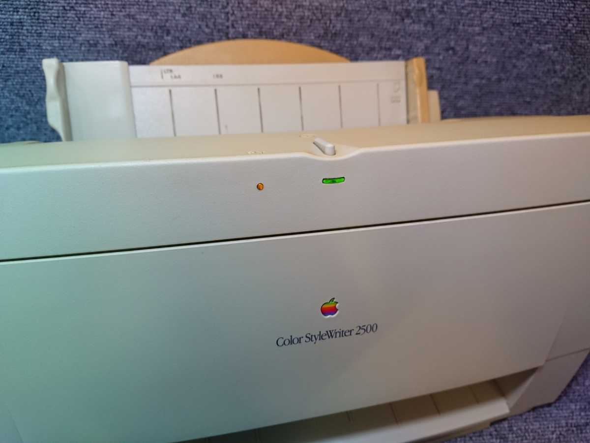 【傷や汚れあり】管理1150 Apple Color StyleWriter 2500 アップル プリンター 箱付 通電確認済み ジャンクの ...
