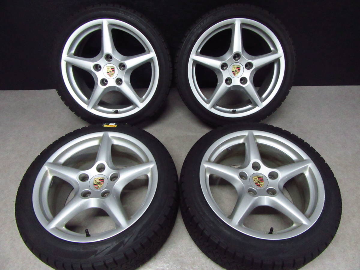 【やや傷や汚れあり】ポルシェ (PORSCHE) 997 純正 BBS 18インチ 美品 991 996 993 930 964 911 ...