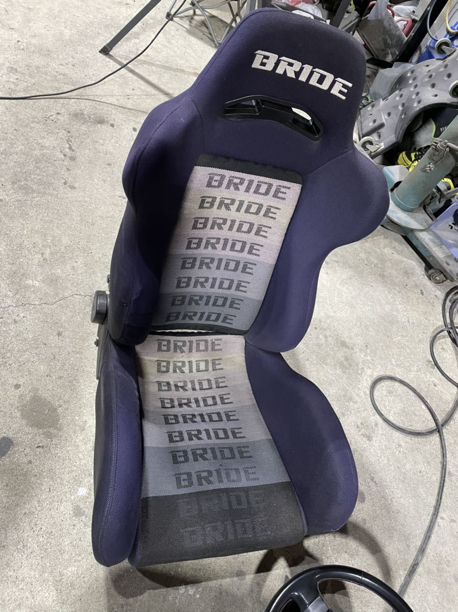 【やや傷や汚れあり】BRIDE BRIX ブリックス ブリッド セミバケットシート シルビア セミバケ レカロ レール付きの落札情報詳細 ...