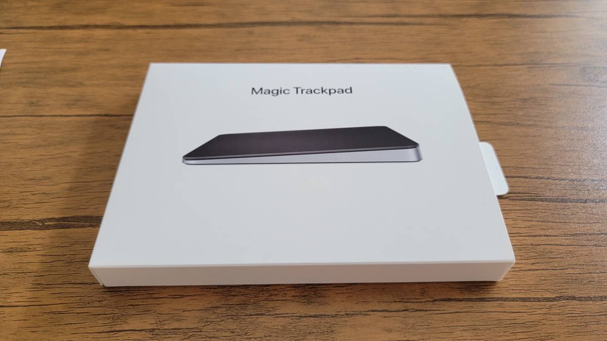 【未使用に近い】アップル Apple Magic Trackpad - ブラック（Multi-Touch対応） [MMMP3ZA/A] 2022.9.21日にヨドバシカメラにて購入 納品書つき ...