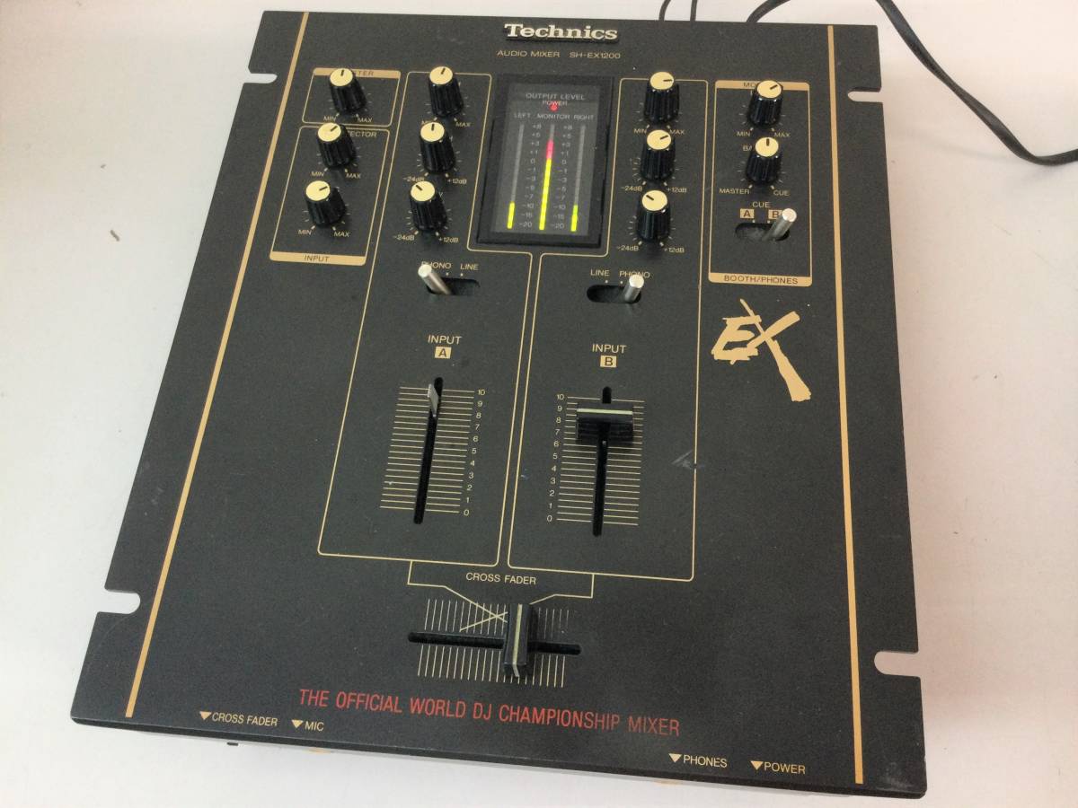 【傷や汚れあり】Technics テクニクス DJ オーディオミキサー SH-EX1200の落札情報詳細 - Yahoo!オークション落札価格検索 オークフリー