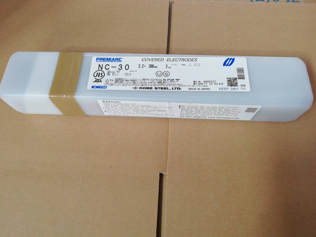 【未使用】②コベルコ NC-30 3.2x300mm2kg 1個の落札情報詳細 - ヤフオク落札価格検索 オークフリー