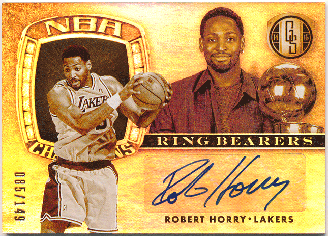 【目立った傷や汚れなし】Robert Horry 2014-15 Panini Gold Standard NBA Champions ...
