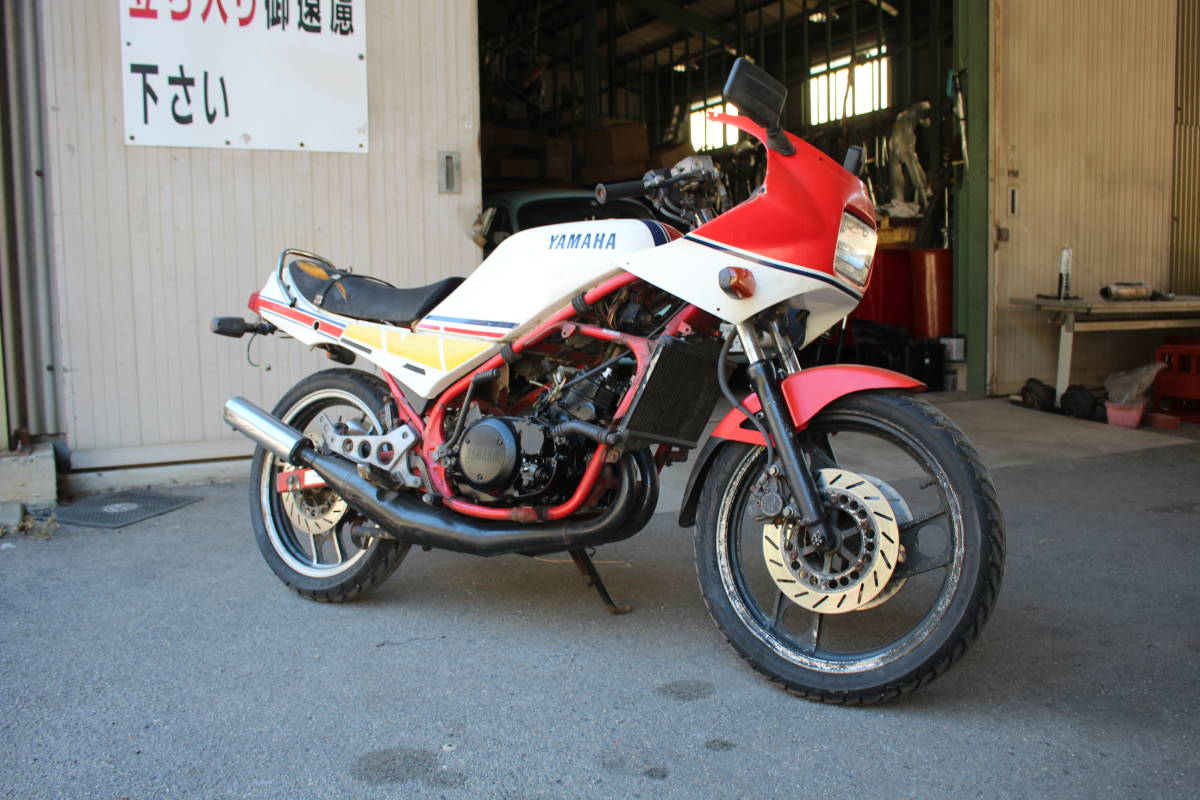 【傷や汚れあり】送料はご自分でお調べください YAMAHA ヤマハ RZ250RR レストア カスタム 部品取 書類付 RZ RZR 29L 1AR 51L 3HM 1XG YPVS 昭和 ...